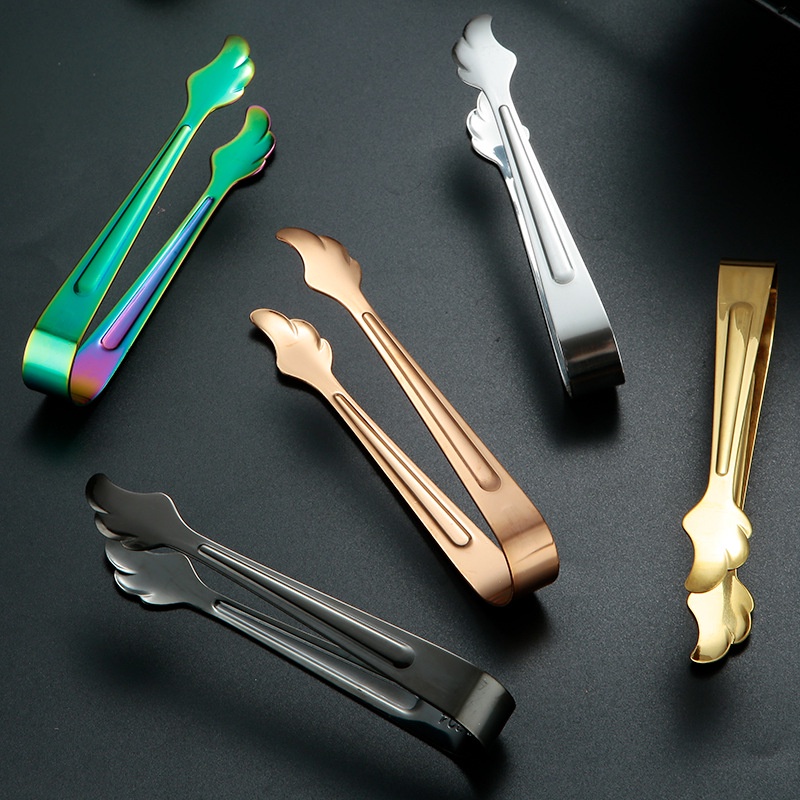 Stainless Steel Ice Cube Clip Sugar Tong Bar Ice-Cube Picker Clamp ...