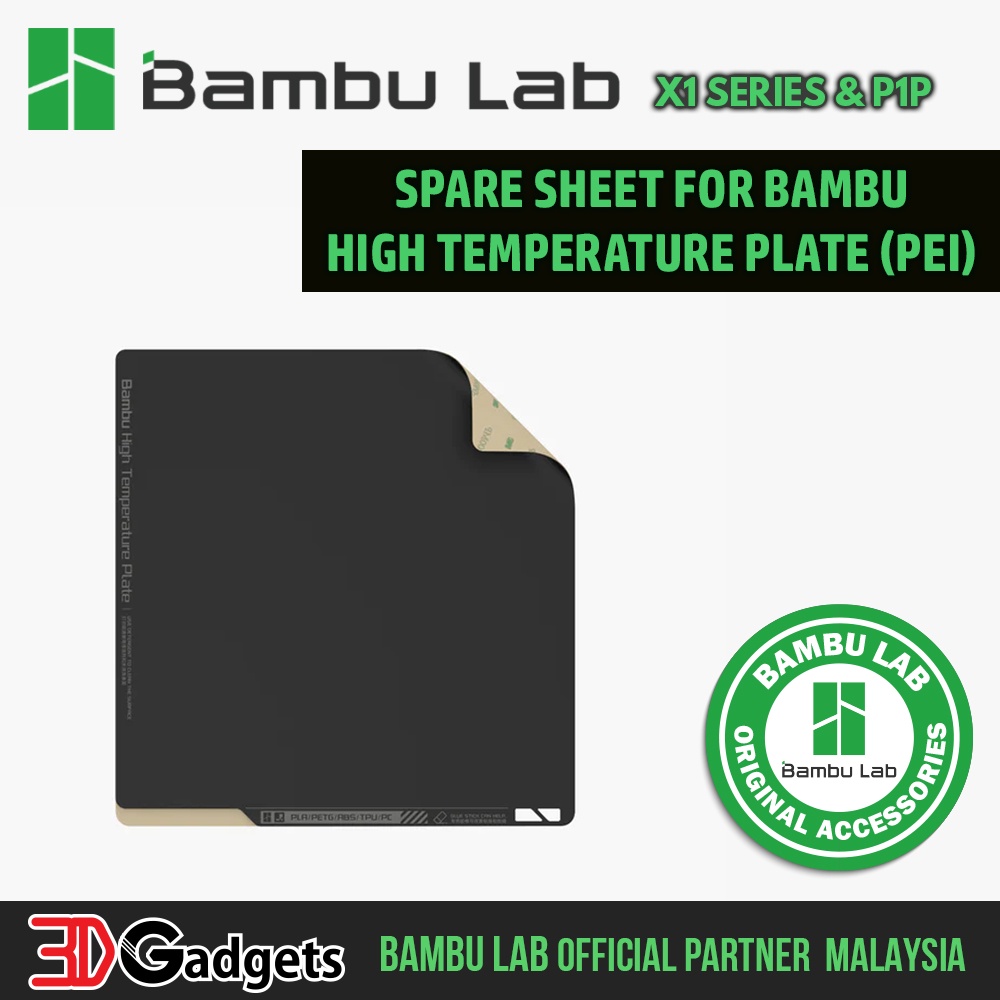 Bambu Lab X1 Series & P1P Spare Sheet for Bambu High Temperature Plate ...