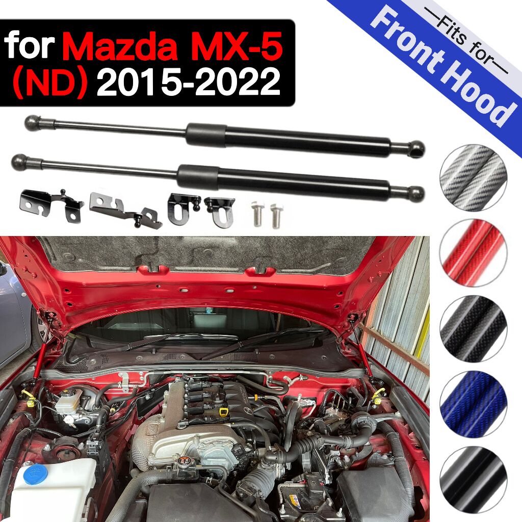 2PCS Hood Gas Struts for Mazda MX-5 ND MX5 Miata Roadster 2015-2022 ...