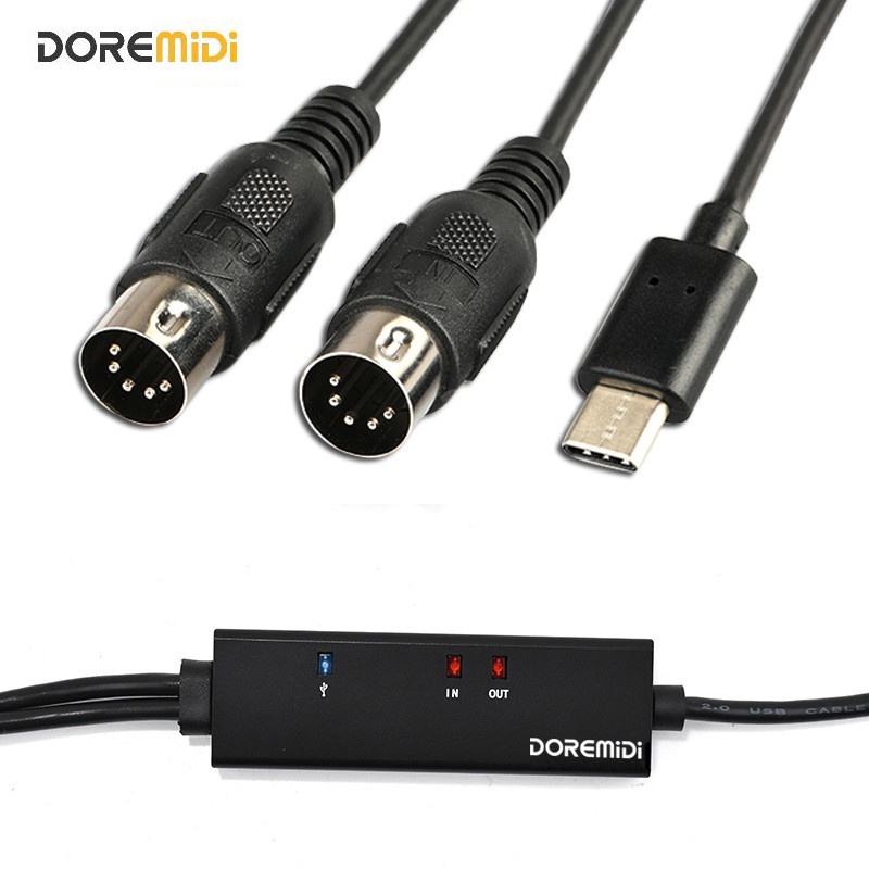 DOREMiDi MIDI to USB cable electronic piano electronic drums electric ...