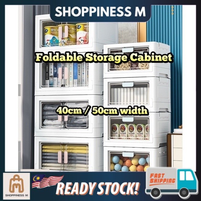 Foldable Storage Box Rack Drawer Car Boot Rak Kitchen Bedroom Baby ...