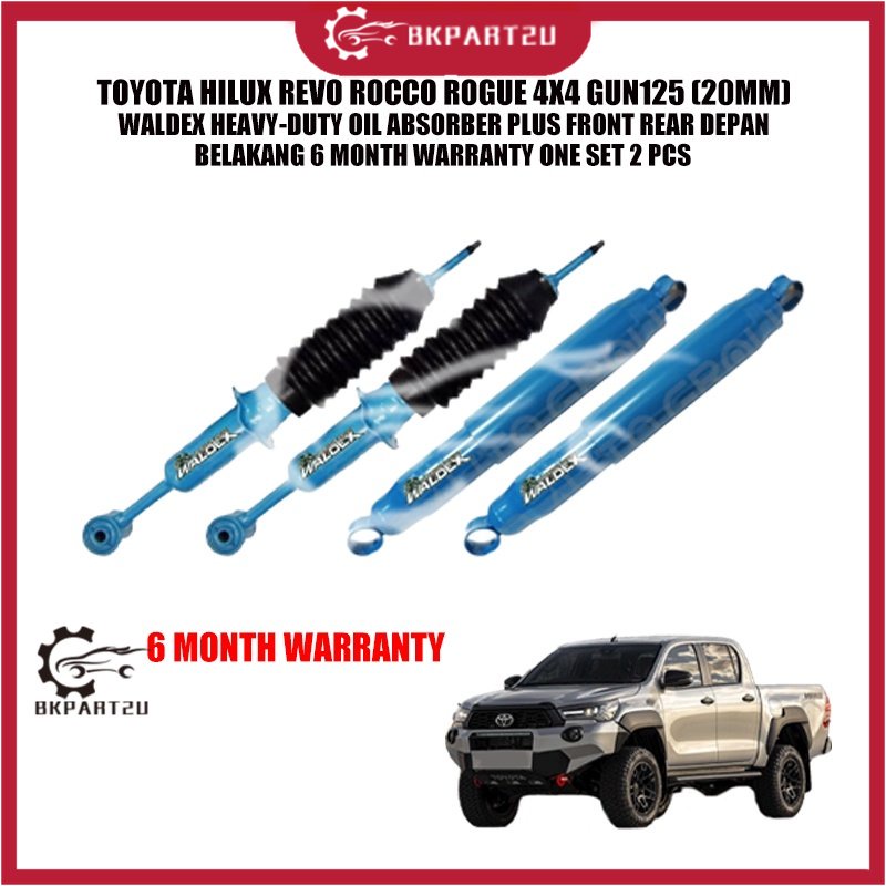 TOYOTA HILUX REVO ROCCO ROGUE 4X4 GUN125 (20MM)WALDEX HEAVY-DUTY OIL ...