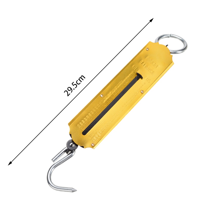 New 1Pcs 50 kg Spring scale Pocket scale Hanging scale Load scale Hand ...