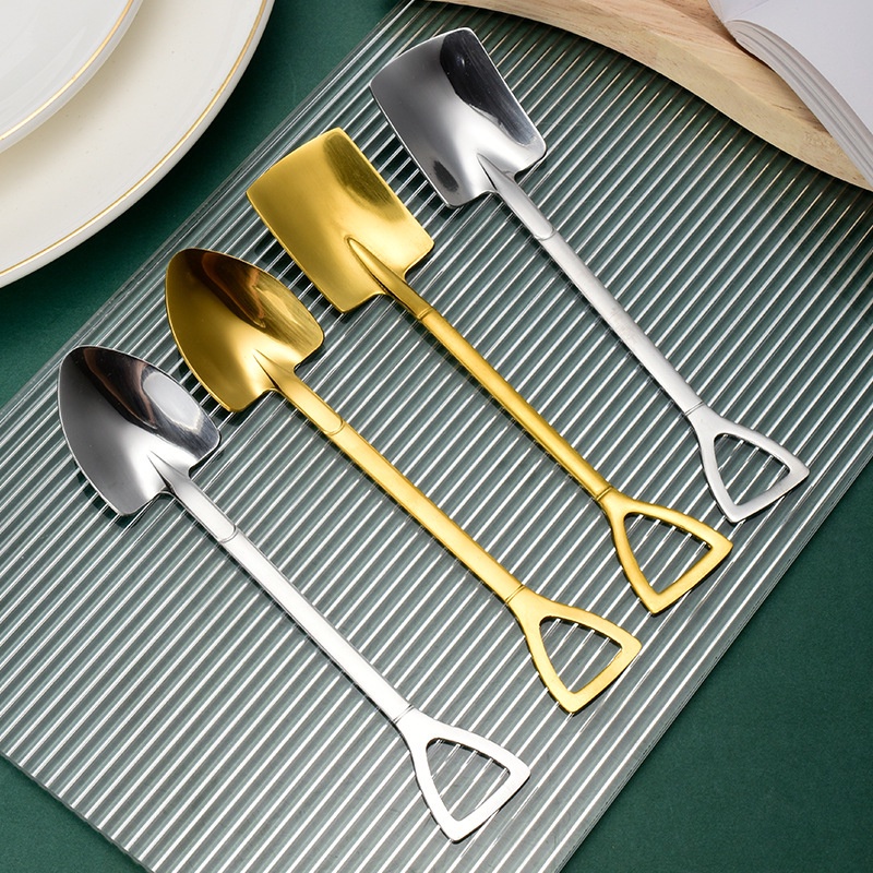 Durable Thickened Smooth Spoon / Stainless Steel Watermelon Creative ...