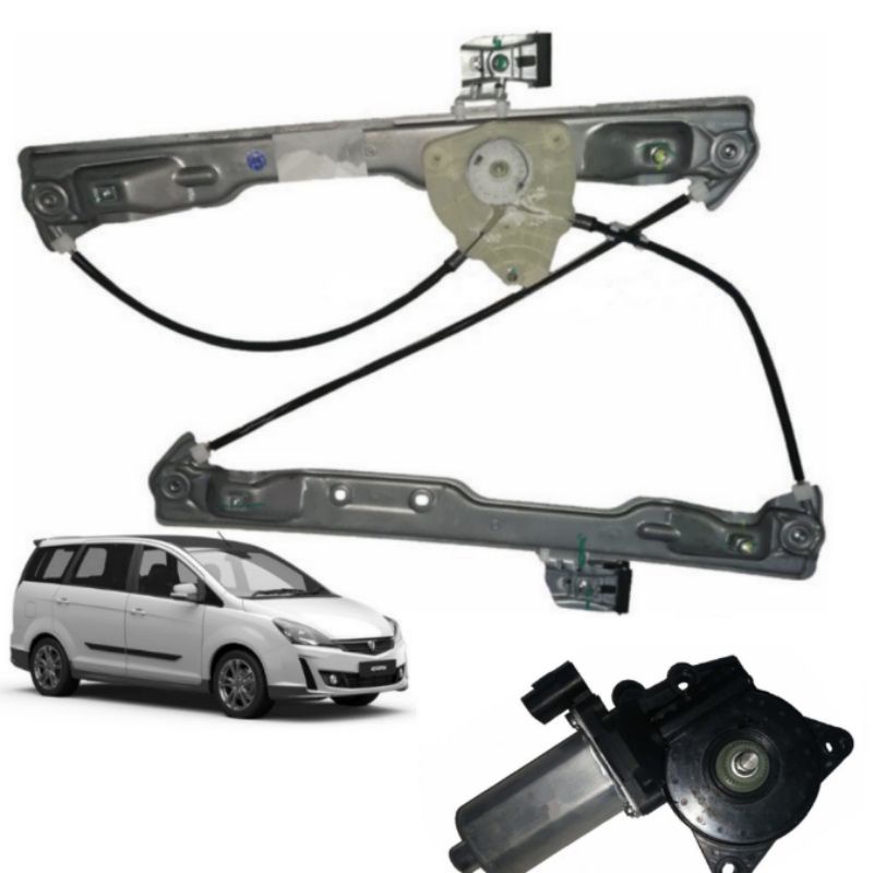 ORIGINAL Proton Exora power window gear with motor/ door Regulator ...