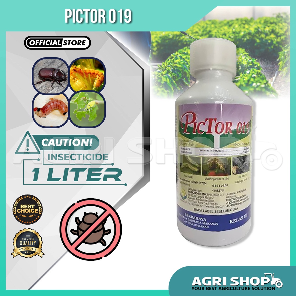 Agrishop 1 Liter Pictor 019 Farmcochem Emamectin 2.15% Benzoate ...