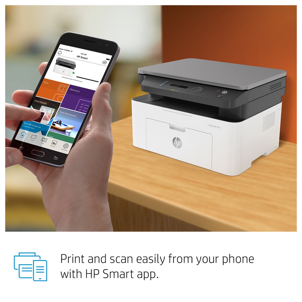 HP MFP 135a/135w Laser MultiFunction Printer Print Copy Scan Business Printer | Shopee Malaysia