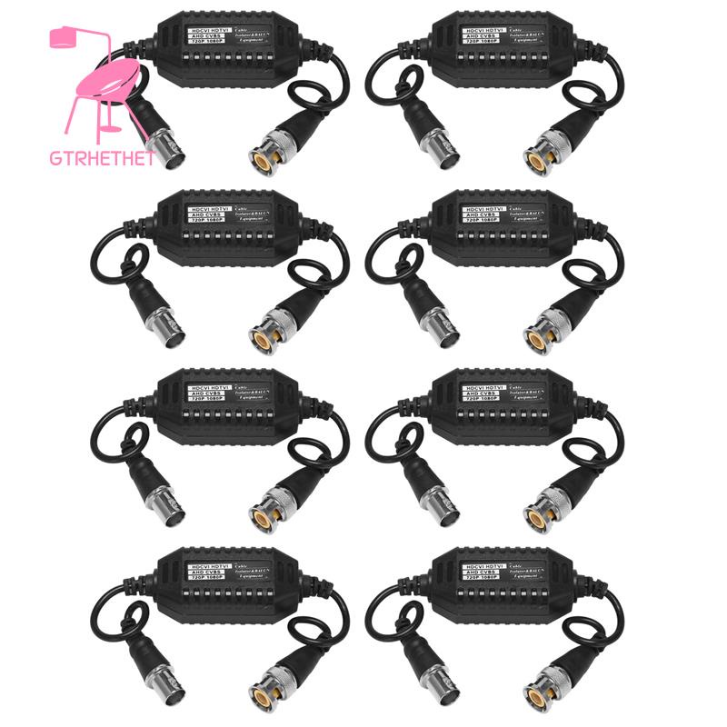8X Coaxial Video Ground Loop Isolator Balun BNC Male to Female for CCTV ...