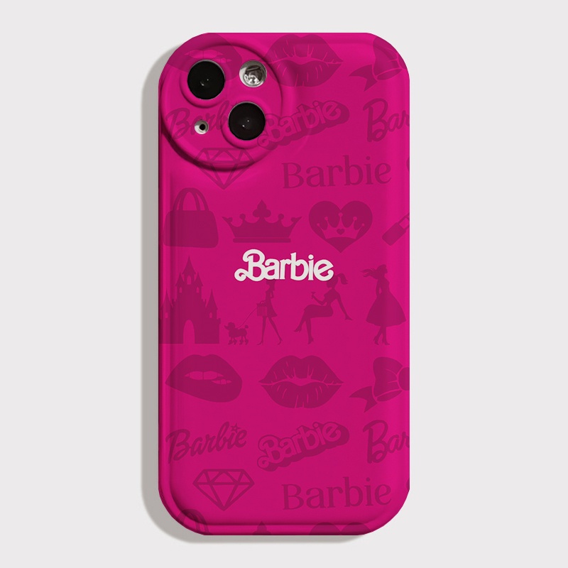 Fashion Barbie Simple Soft Pink Casing Compatible for IPhone 11 12 Pro ...