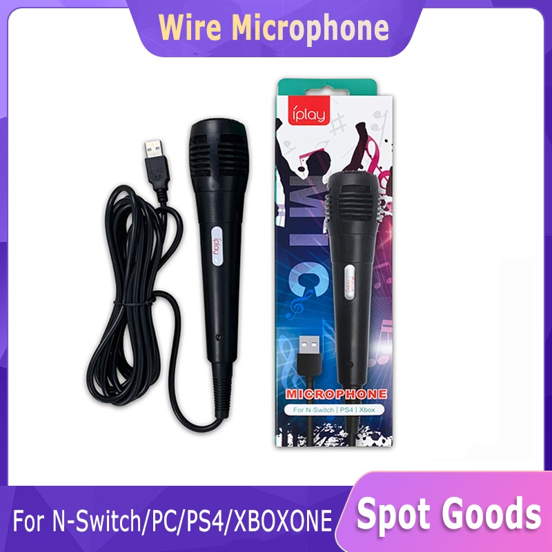 Game Wired Microphone USB Interface Cable Length 3 Meters for Switch/PC ...