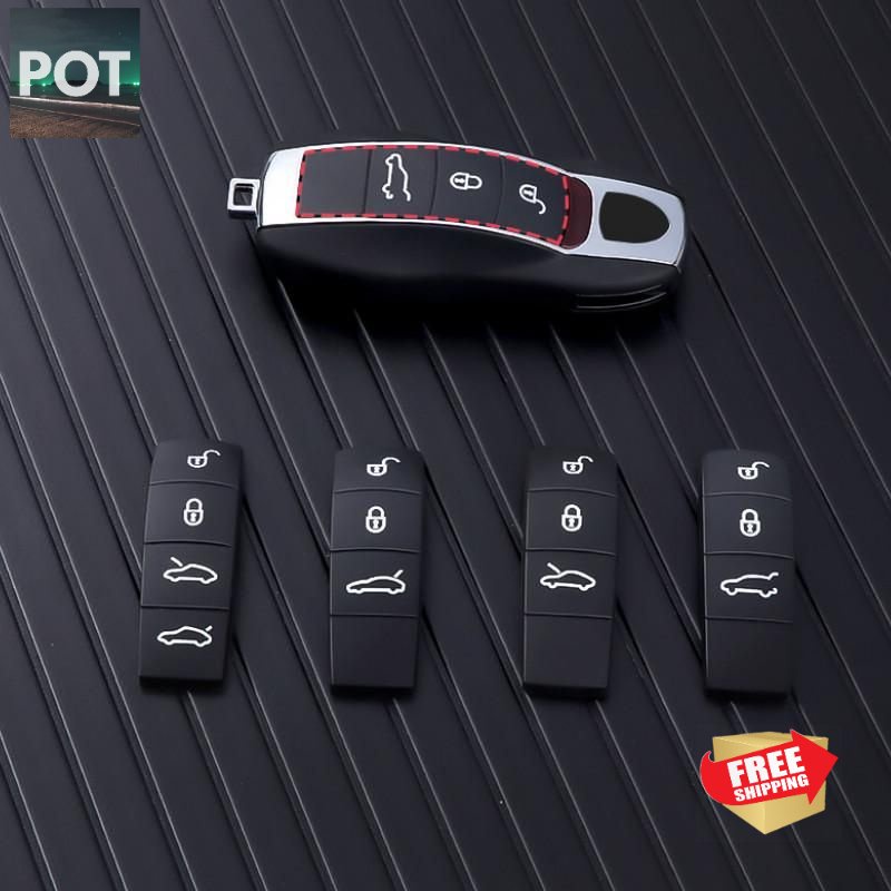 Replacement Porsche Automobile Key Rubber Button spare part 718 Cayman ...