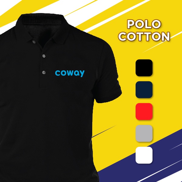 Baju Kerja COWAY Cotton Polo T Shirt T-Shirt Tee Top Uniform Staff ...