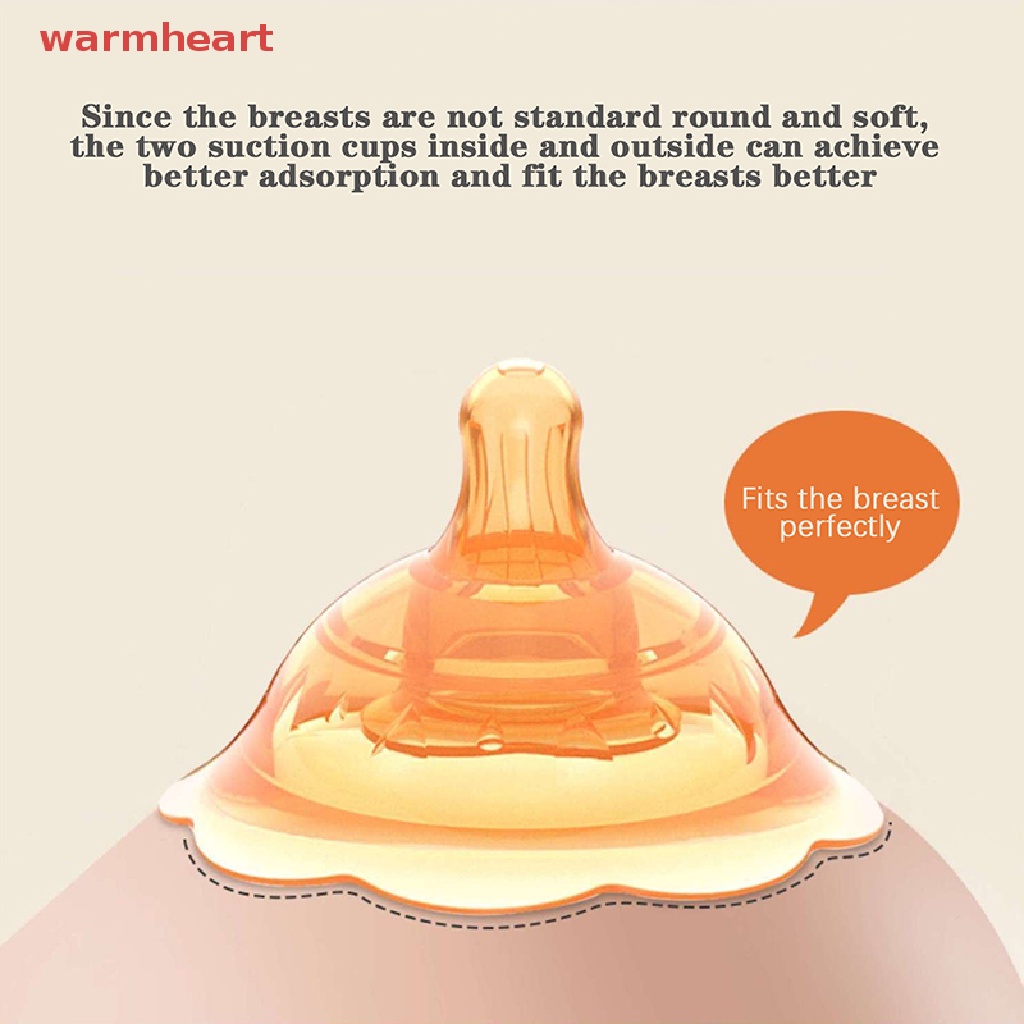 (warmheart) Double Layer Silicone Nipple Protector Breastfeeding Mother ...