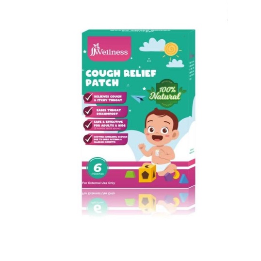 SS WELLNESS COUGH RELIEF PATCH 100% NATURAL (PELEKAT BATUK VIRAL KIDS ...