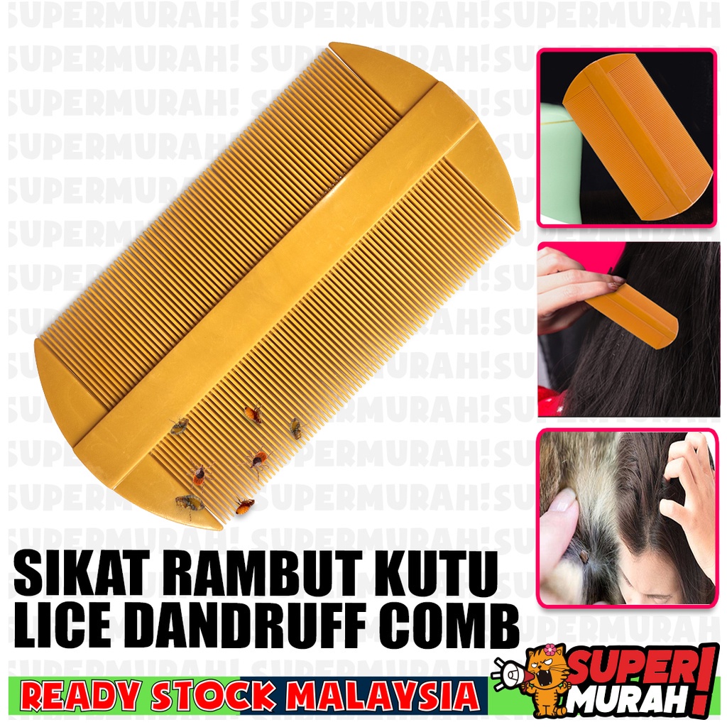 Double Sided Hair Comb Nit Fine Tooth Head Lice Hair Comb Hair Flea ...