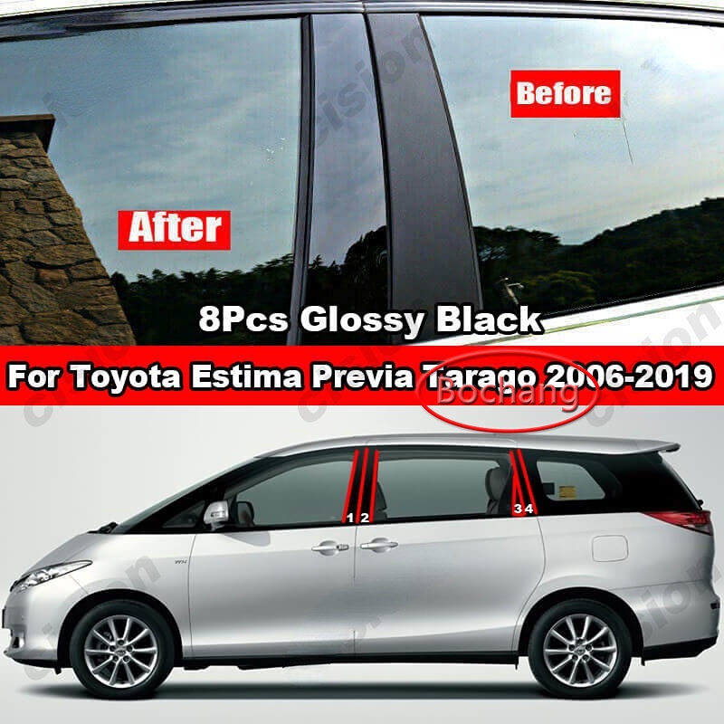 bochang For Toyota Estima Tarago Previa XR50 2006-2019 10Pcs Glossy ...