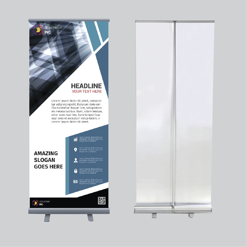 Roll Up Stand Bunting / Roll Up Banner Display With Printing (FREE ...