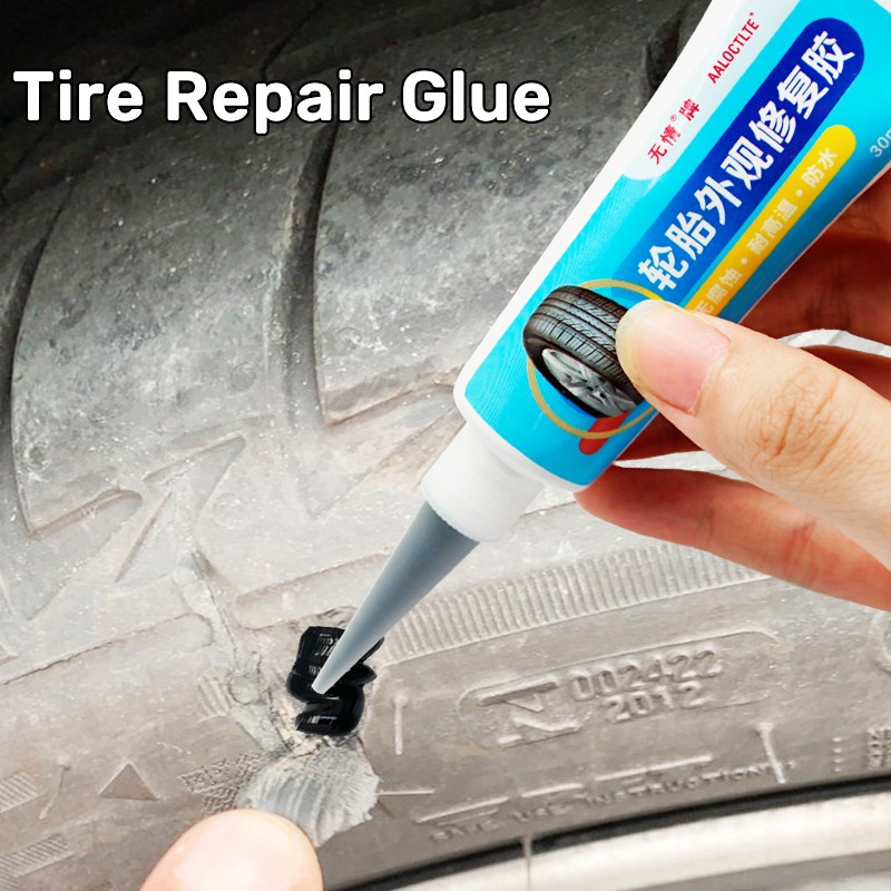 Tire Repair Glue补胎胶 Liquid Strong Rubber Glues Black Soft Rubber Wear-resistant Non-corrosive ...