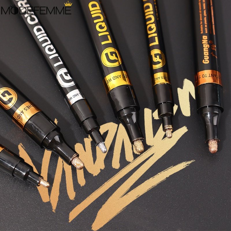 GuangNa / DIY Liquid Signature Markers Permanent Metallic ...