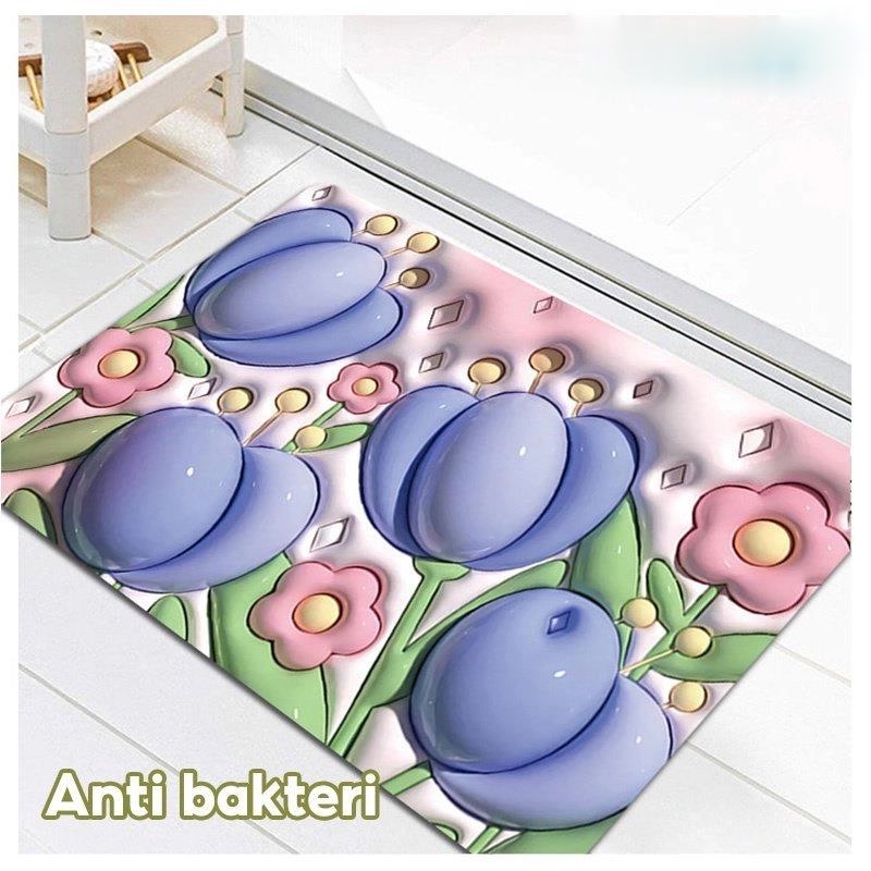 (OTP17) 3d Foot Mat/Bathroom Mat/Embossed Pattern 3D Mat/Character Foot ...