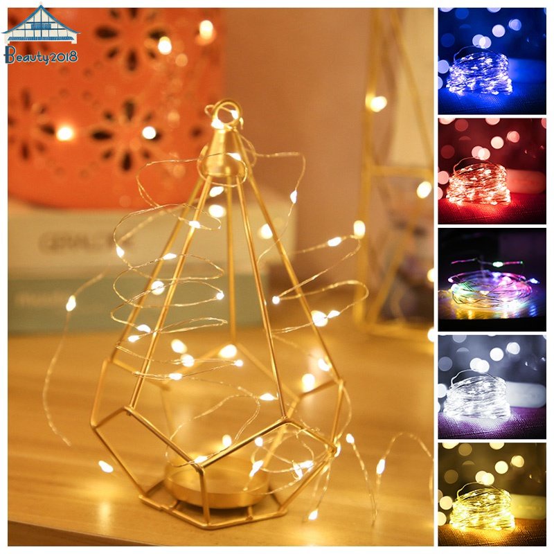 LED String Light Lampu Hiasan Fairy Christmas Copper Wire Wedding ...