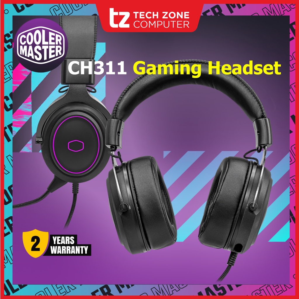 COOLER MASTER CH331 Wired USB Gaming Headset Virtual 7.1 Surround CH ...