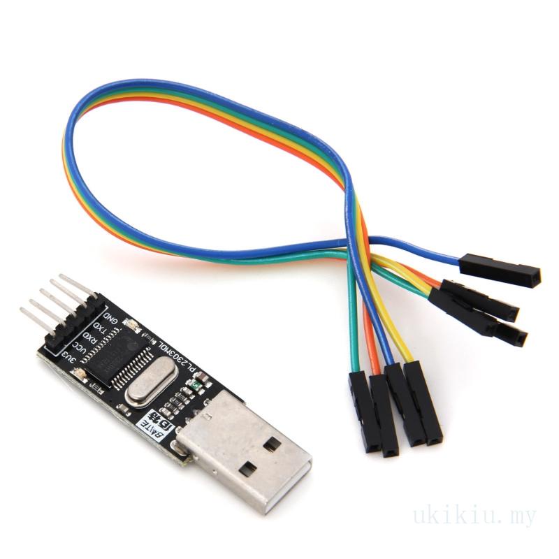 UKI Auto USB Converter Adapter Converter Module 5V 3 3V Output To RS232 TTL PL2303HX | Shopee ...