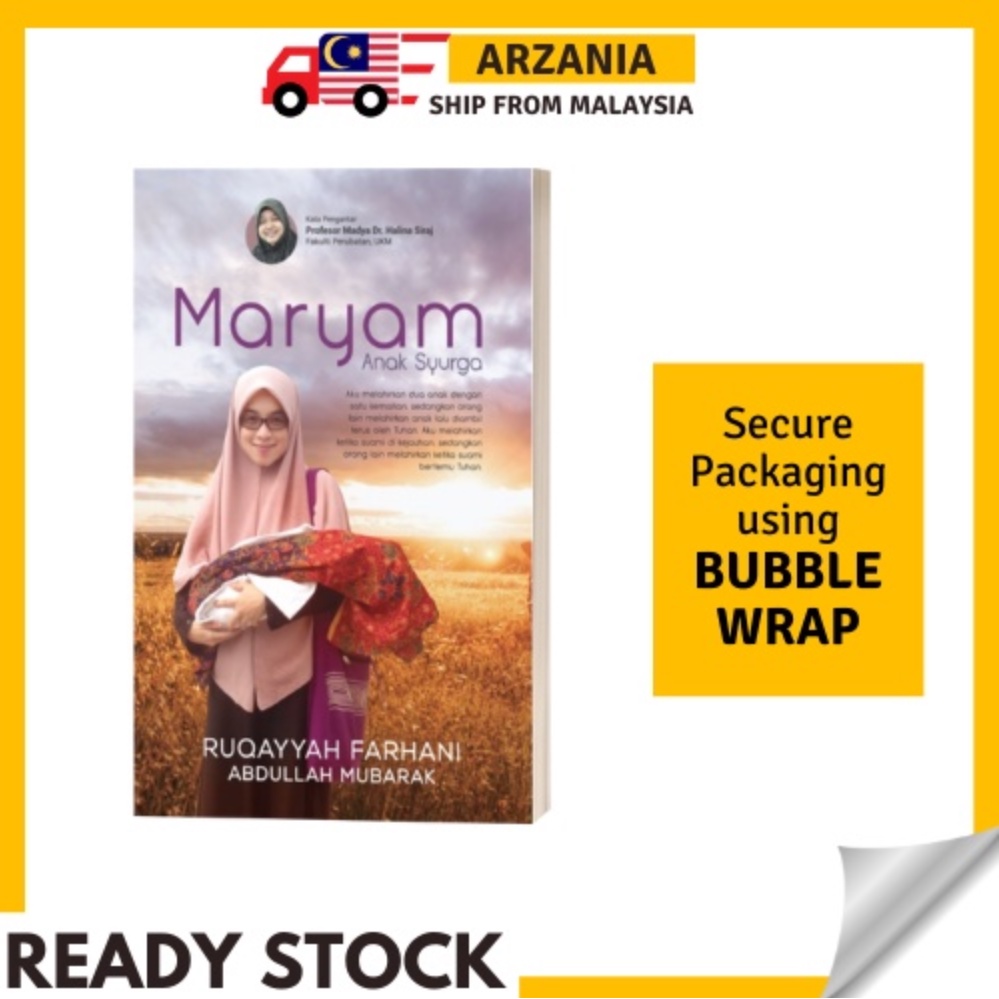Buku Maryam Anak Syurga oleh Ruqayyah Farhani Kisah Wanita Tabah Lahir ...