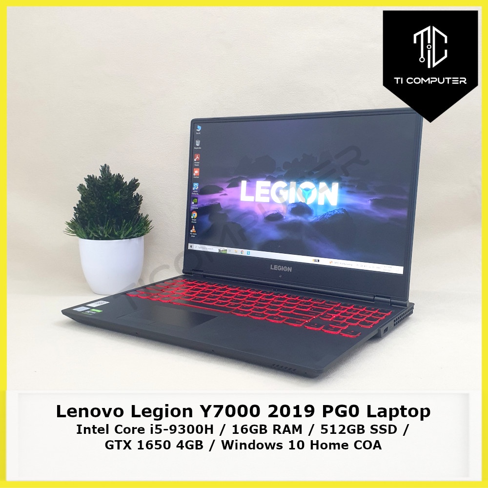 Lenovo Legion Y7000 2019 PG0 Intel Core i5-9300H 2.4GHz 16GB RAM 512GB SSD GTX1650 4GB GPU ...
