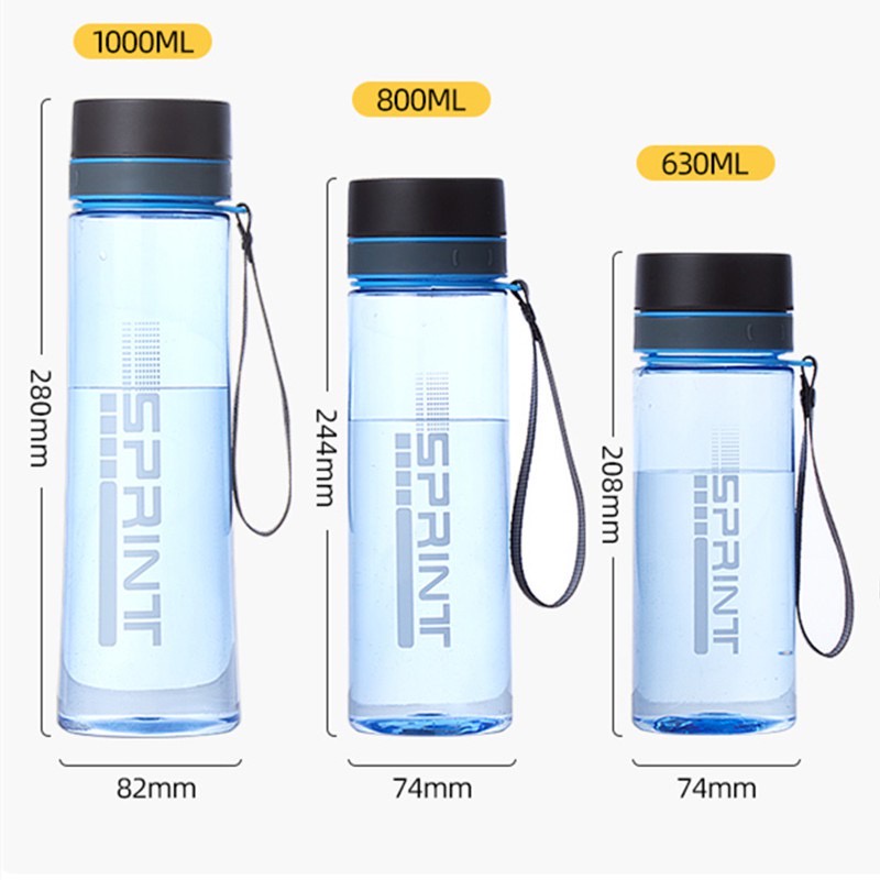660ml 800ml 1000ml Large Capacity Water Bottle Student Space Bottle Sport Portable Bottle Water ...