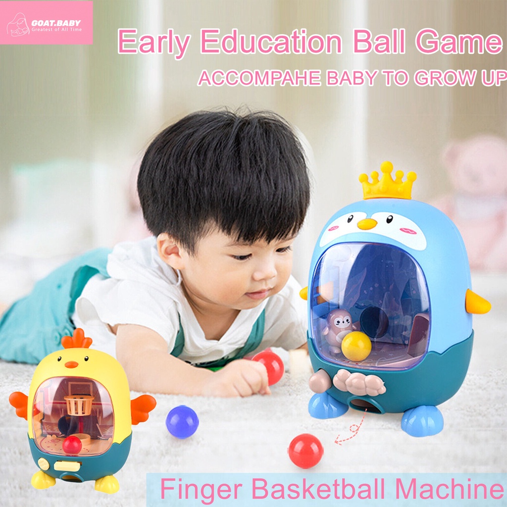 Children Finger Basketball Machine Toy Cartoon Chicken Toss Game Kids ...