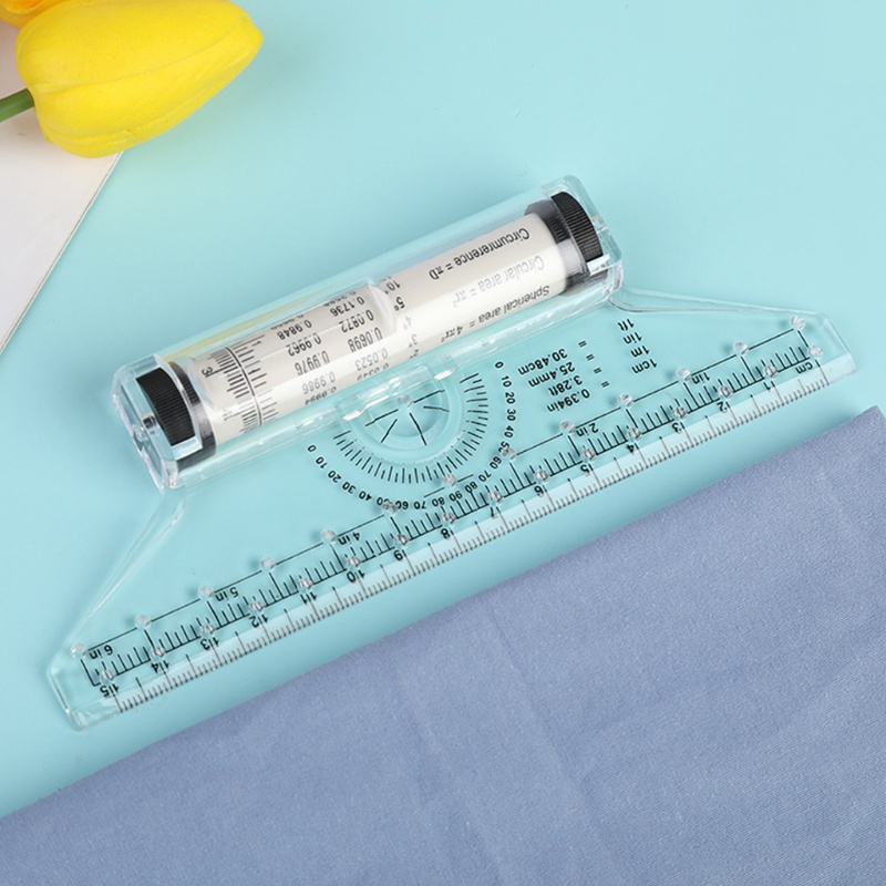 Multi Function Drawing Tool Roll Draw Ruler Metric Rolling Ruler Clear ...