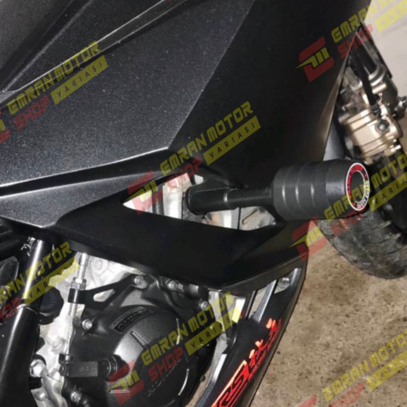 Plug and Play Black Frame Slider Set for CBR 150R 2021-Up Motorcycle | Shopee Malaysia