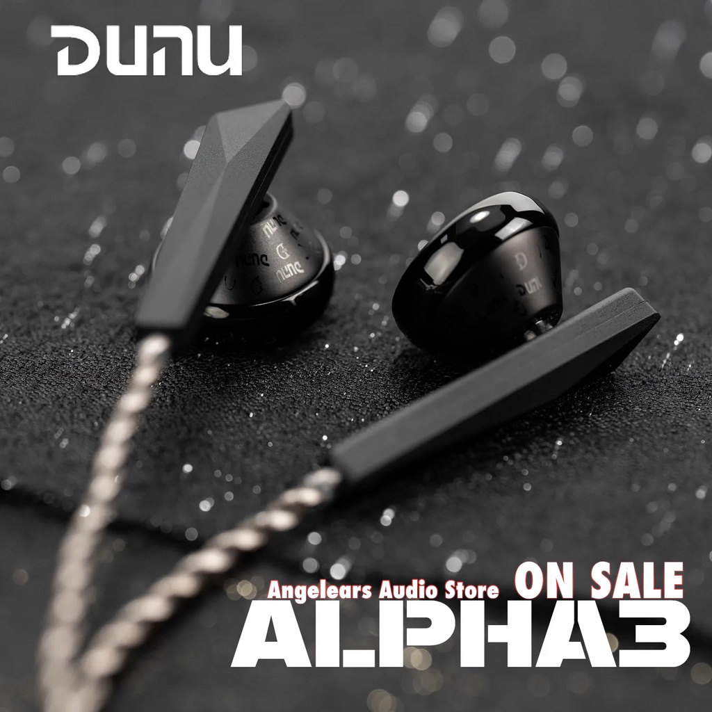 DUNU Alpha3 Alpha 3 Flagship Flathead Earbuds 14.2mm Dynamic Driver in ...