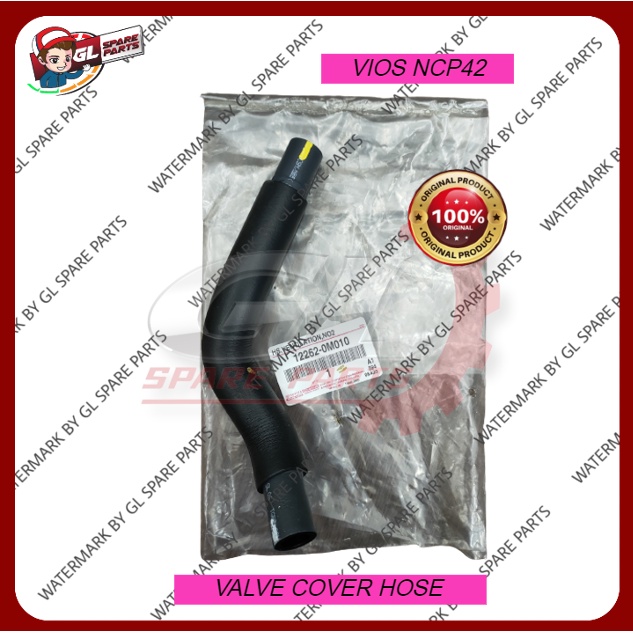 VALVE COVER HOSE ORIGINAL TOYOTA VIOS NCP42 VENTILATION HOSE (12262 ...
