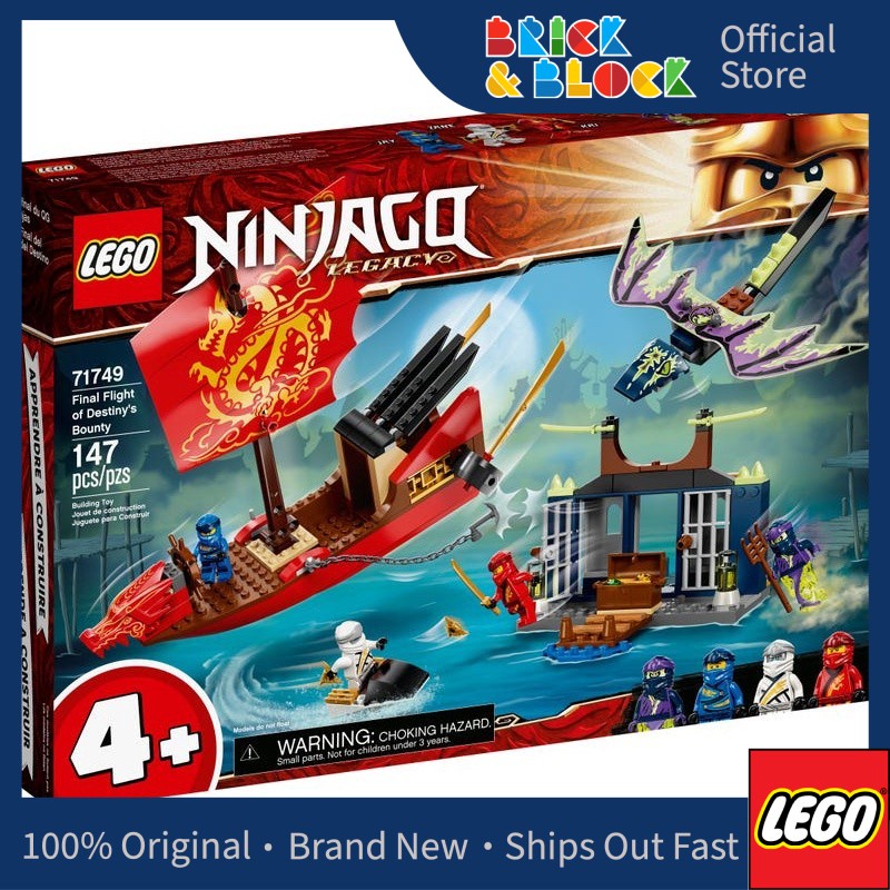 LEGO 71749 Final Flight of Destiny's Bounty | LEGO Ninjago | Shopee ...