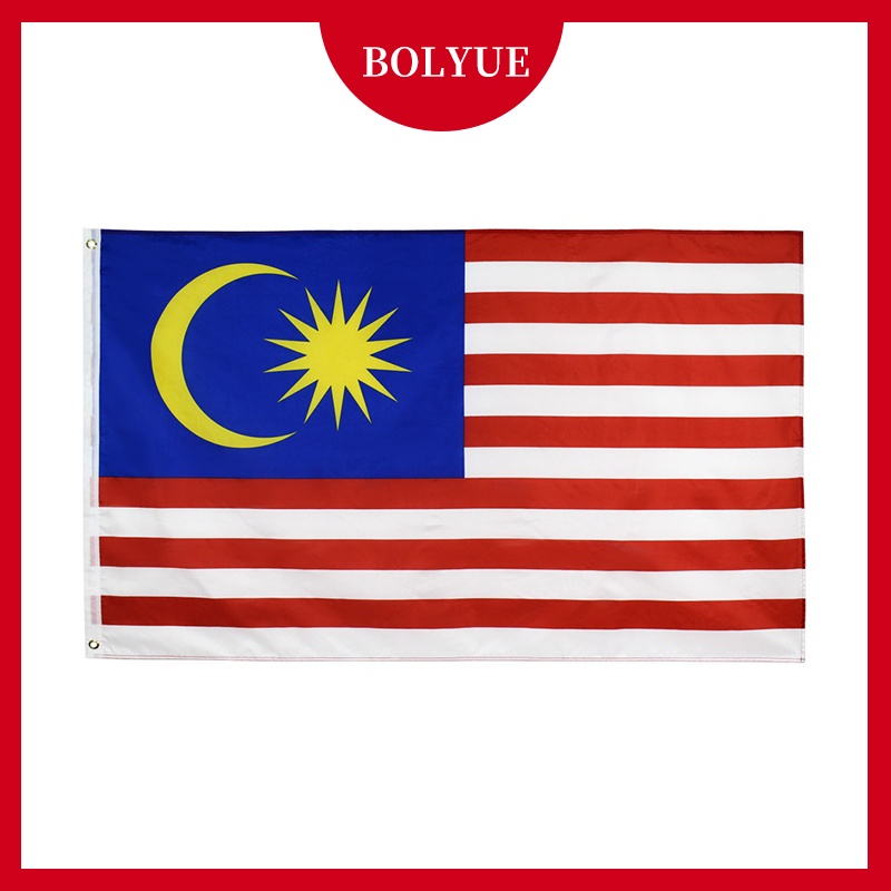 Bendera Malaysia Besar 90 * 150cm Malaysia Flag 3*5 ft National Day Flag | Shopee Malaysia