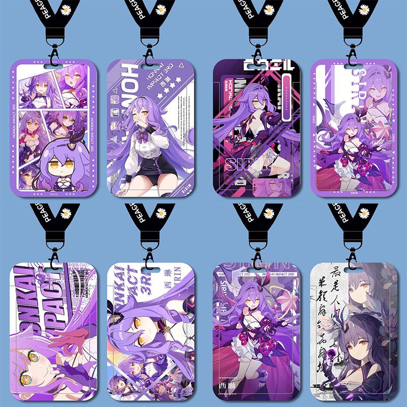 Honkai Impact Sirin Card Holder Student School Card Campus Card Factory ...