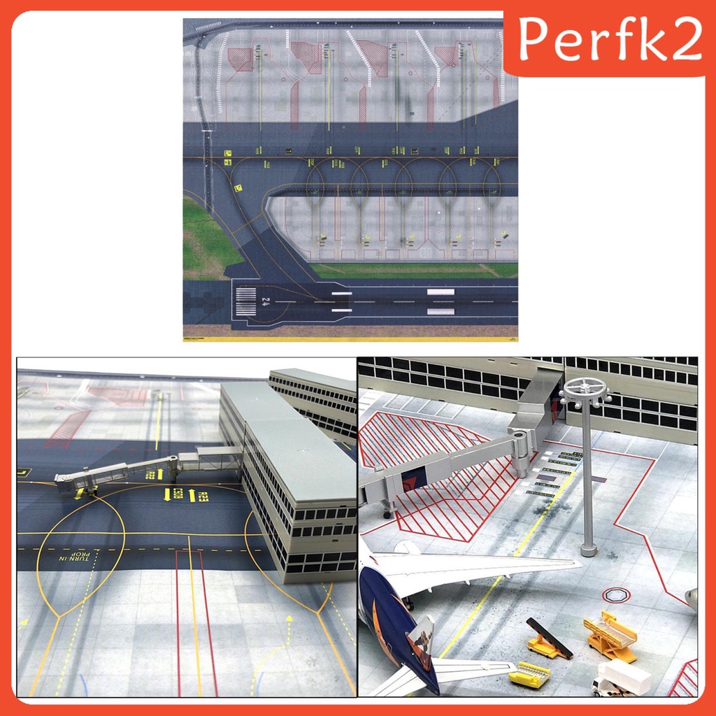 [perfkfcMY] 2 1/500 & 1/400 Model Airport Runway Sections Sheet Cut to ...