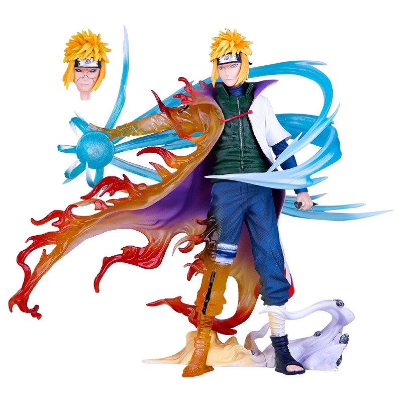 Naruto Figure Two Head EVIL Namikaze Minato Figure YONDAIME HOKAGE ...