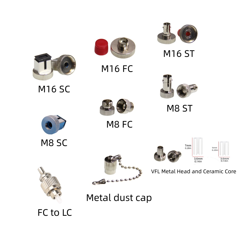 Optical Power Meter Adapter Connector SC/FC/ST/LC Light Source Adapter ...