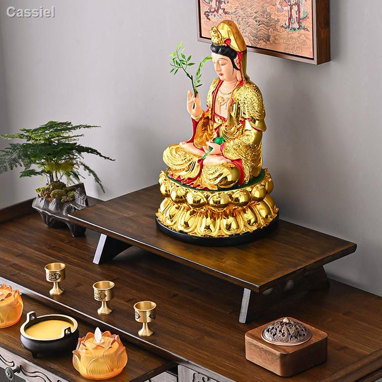 Decorative display table solid wood table desktop storage rack | Shopee ...