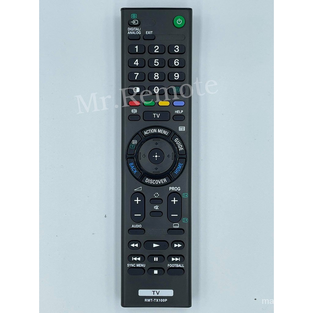 Sony TV remote RMT-TX100P with action menu/discover/guide/home button ...
