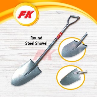Skop BESI / METAL Shovel Square / Round | Shopee Malaysia