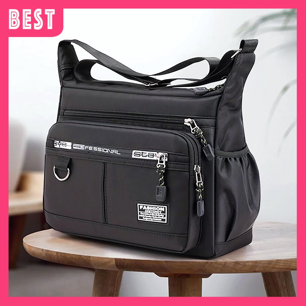B146 Mens Sling Bag Crossbody Beg Tangan Beg Silang Beg Mekap Kosmetik ...