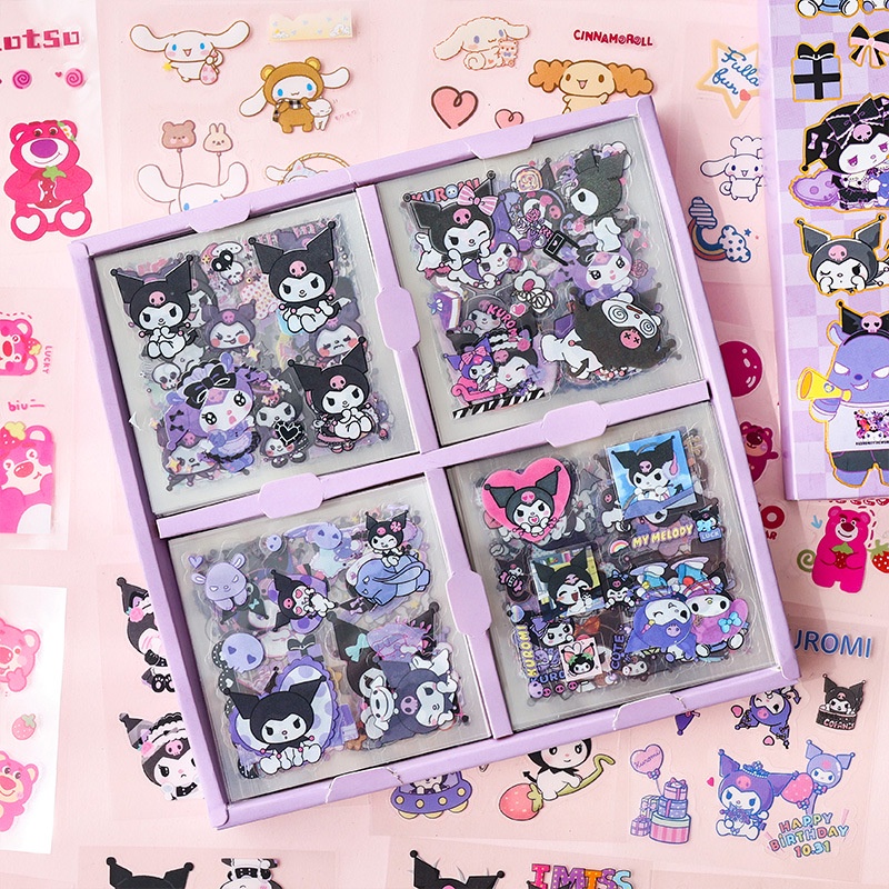 100 PCS/Box Sticker PET Waterproof sticker Japanese Cartoon Pattern ...