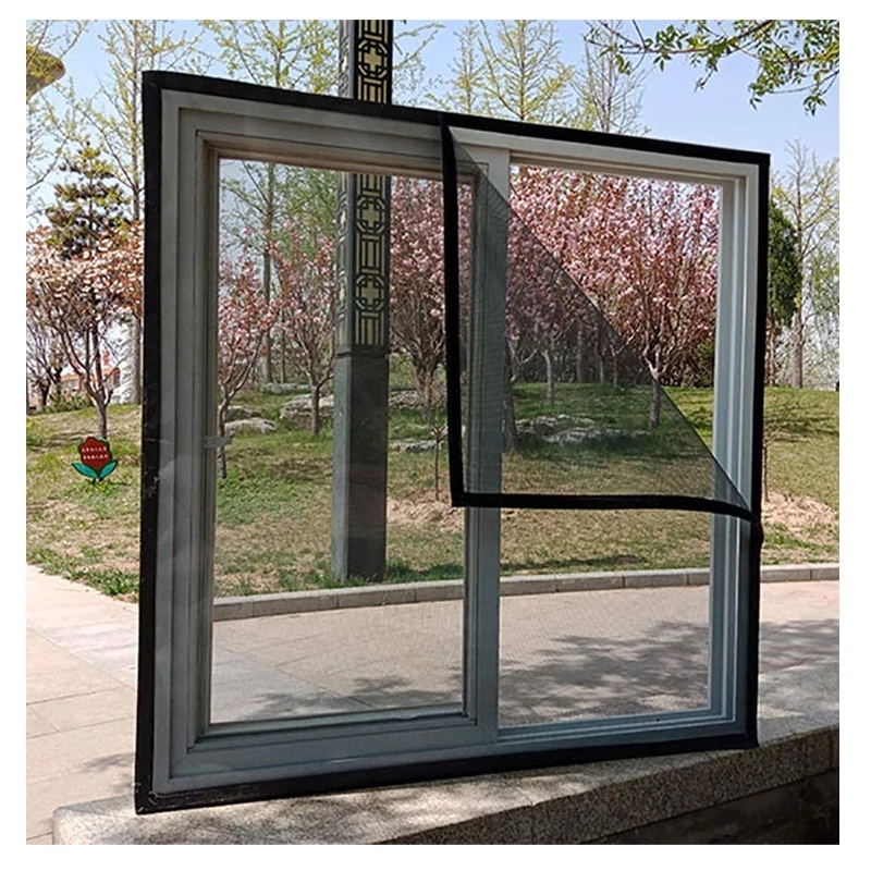Anti-mosquito Window Screen Self Adhesive Velcro Window Mosquito Net ...