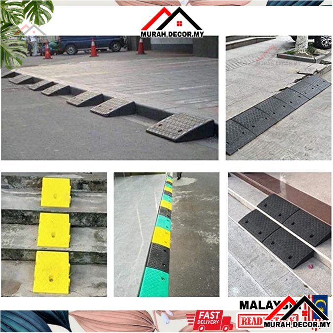 CAR STEP RAMP Heavy Duty Garage/Curb Car Ramps Heavy Duty Rubber ...
