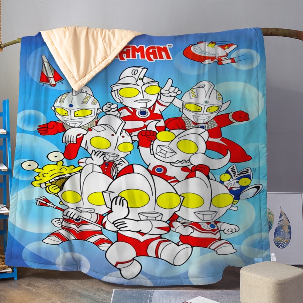 Ultraman quilt light blanket cartoon comforter summer quilt blanket ...