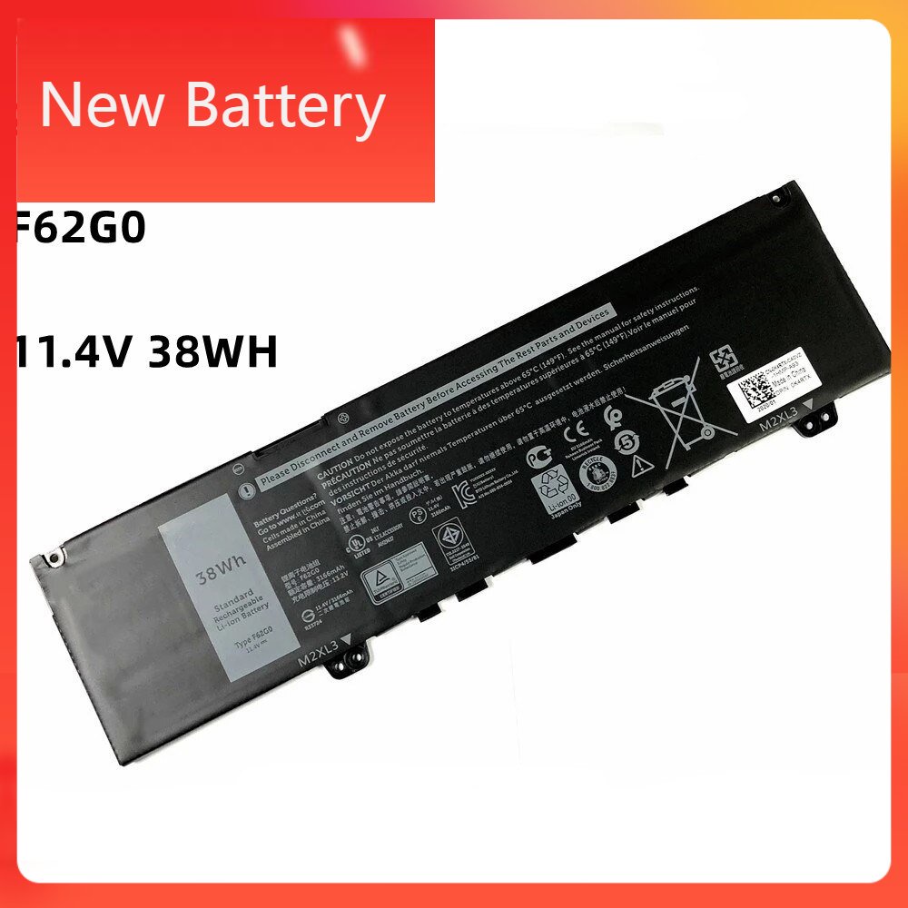 New Laptop Battery F62G0 for Dell Inspiron 13 5370 7370 7373 Vostro ...
